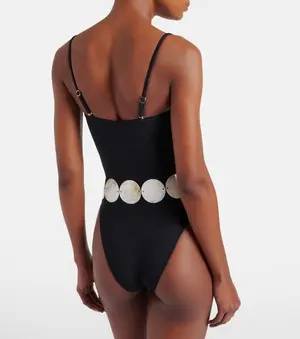 SAME Shell Disc Swimsuit - Black