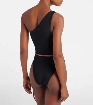 SAME Belted One-shoulder Swimsuit