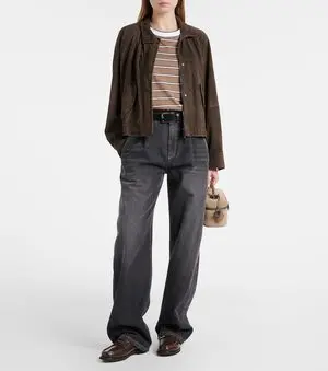 Brunello Cucinelli Striped Cotton Jersey T-shirt
