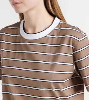 Brunello Cucinelli Striped Cotton Jersey T-shirt