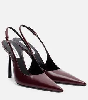 Victoria Beckham Leather Slingback Pumps