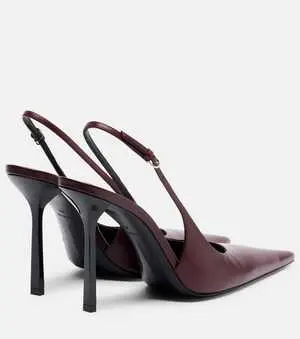 Victoria Beckham Leather Slingback Pumps