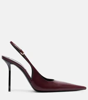 Victoria Beckham Leather Slingback Pumps
