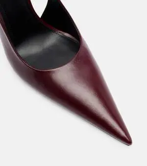 Victoria Beckham Leather Slingback Pumps