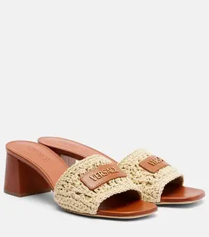 Versace Open Toe Mules Clogs For Women