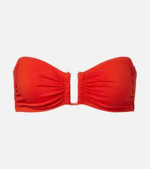 ERES Show Bandeau Bikini Top - Orange