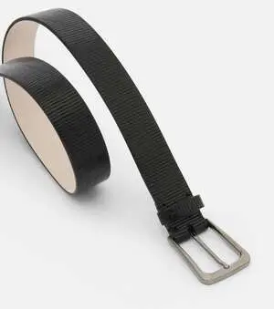 Brunello Cucinelli Leather Belt - Black