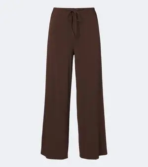 ERES Zélie Wide-Leg Pants Brown
