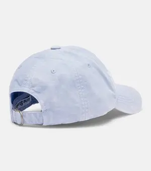 Acne Studios Logo Denim Baseball Cap - Blue