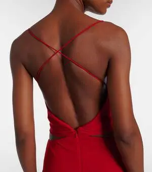 Roberto Cavalli Open-back Gown
