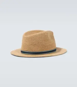 Borsalino Argentina Crochet Straw Fedora