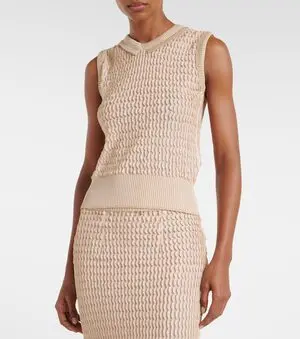 MAISON MARGIELA Ribbed-knit Vest