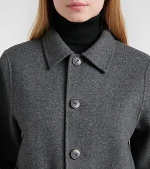 Extreme Cashmere N°463 Mover Wool And Cashmere Jacket - Grey