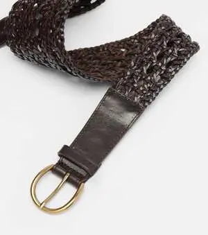 Rixo Roxelle Woven Leather Belt