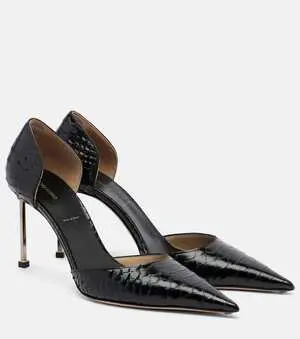 TOM FORD Spire Snake-effect Leather Pumps