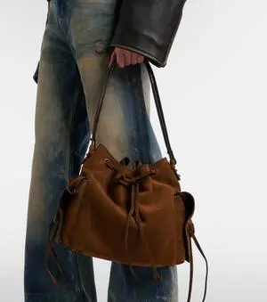 Acne Studios Suede Bucket Bag
