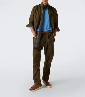 TOM FORD Warwick Perforated Leather Sneakers - Brown