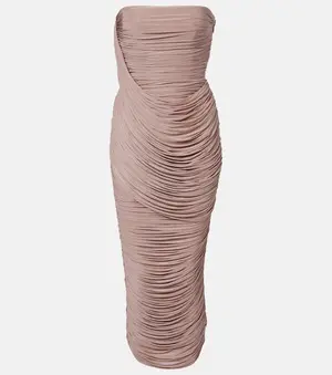 Alex Perry Draped Bustier Dress