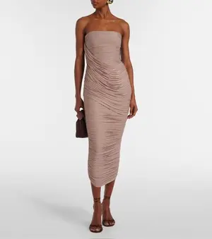 Alex Perry Draped Bustier Dress