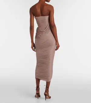 Alex Perry Draped Bustier Dress