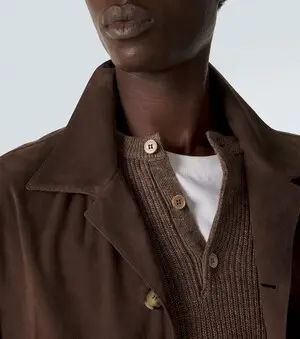 Brunello Cucinelli Ribbed-knit Linen And Cotton Polo Sweater