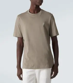Brunello Cucinelli Cotton Jersey T-shirt - Green