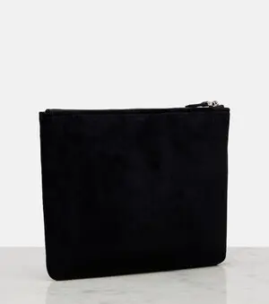 Valentino Garavani Vlogo Velvet Pouch