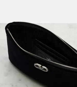 Valentino Garavani Vlogo Velvet Pouch