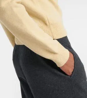 LEMAIRE Wool And Cashmere Sweater - Yellow