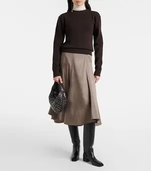 LEMAIRE Reversible Wool And Cashmere Cardigan