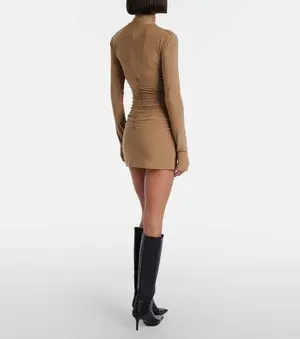 Norma Kamali Turtleneck Mini Dress
