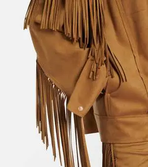 Norma Kamali Fringed Jacket