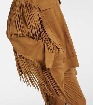 Norma Kamali Fringed Jacket
