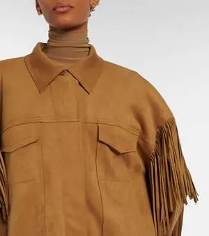Norma Kamali Fringed Jacket