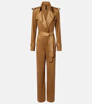 Norma Kamali Double-breasted Jumpsuit - Beige