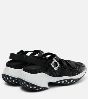 ROGER VIVIER Viv' Run Embellished Sneakers