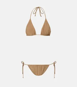 Norma Kamali String Bikini - Brown