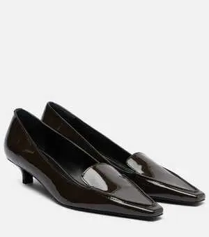 TOTEME Patent Leather Loafer Pumps