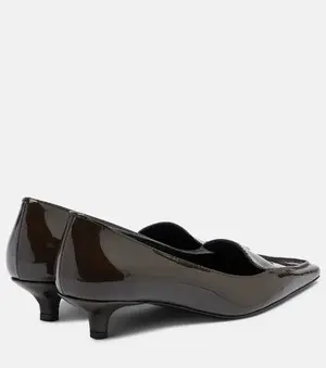 TOTEME Patent Leather Loafer Pumps