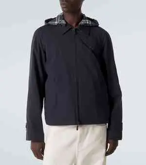 Burberry Check Cotton Blouson Jacket