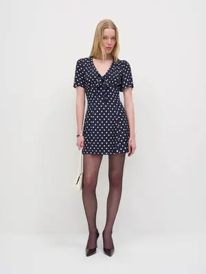 Color Block Polka Dot Dresses