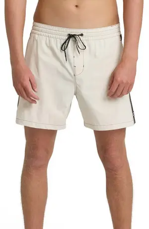 BILLABONG Panel Layback Swim Trunks - Oatmeal