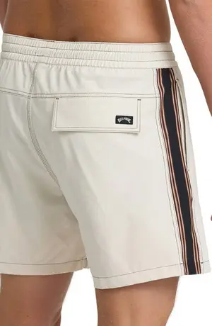 BILLABONG Panel Layback Swim Trunks - Oatmeal