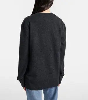 TOTEME Cashmere V-neck Sweater - Grey