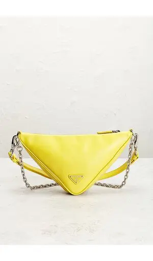 FWRD RENEW Prada Mini Triangle Shoulder Bag