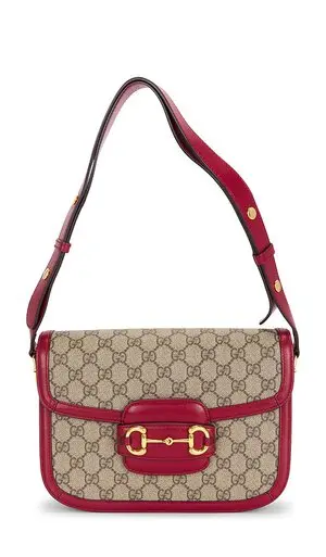 FWRD RENEW Gucci Horsebit 1955 Shoulder Bag - Beige