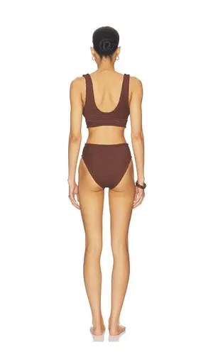 Hunza G Angel Bikini Set - Metallic Chocolate