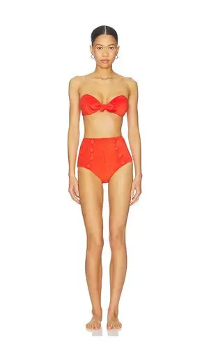 Women's Tomato Red Swimwear