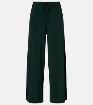 ERES Zelie Jersey Wide-leg Pants - Green