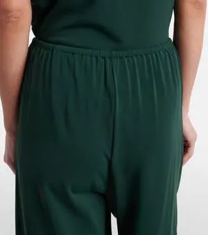 ERES Zelie Jersey Wide-leg Pants - Green